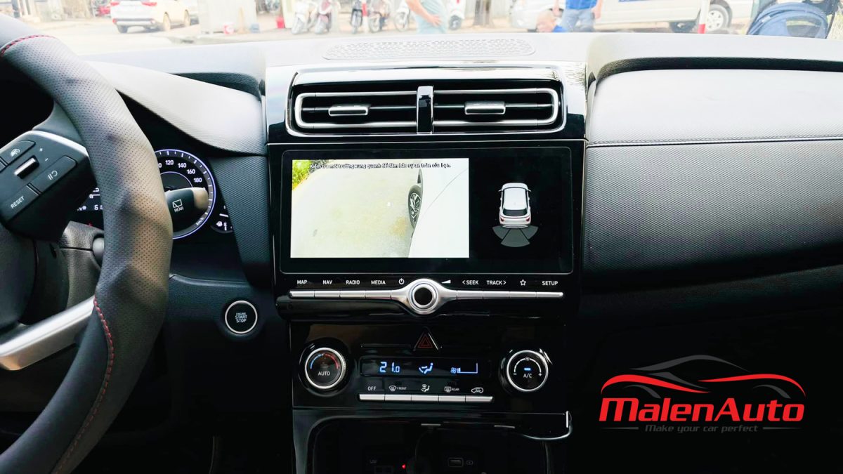 Lắp camera 3 mắt Hyundai Creta 2022-2023 cắm jack 100%