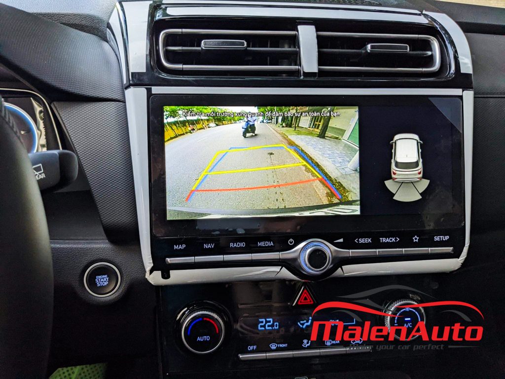 Lắp camera 3 mắt Hyundai Creta 2022-2023 cắm jack 100%